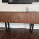 Latitude Run® Tv Stand With Storage And Shelves Designed To Fit 55’’ - 80’’ Tvs. Wood ...